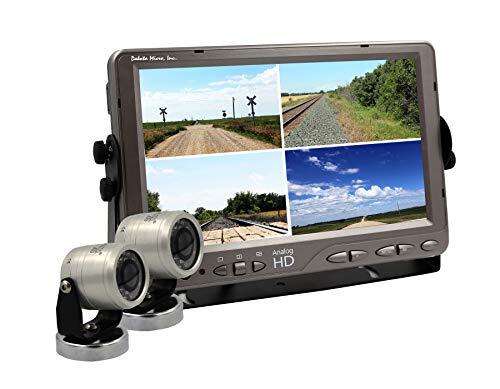 Dakota Micro 9in AHD Quad Monitor and Double EnduraCam Camera Kit DMEC ...