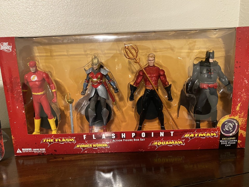 DC Exclusive Flashpoint Action Figure Box Set Cyborg Reverse Flash SD ...