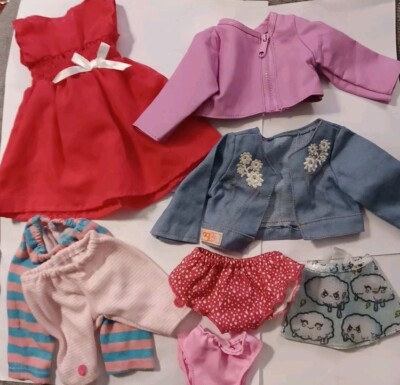 OG Our Generation 18” Doll Clothing Outfit Mixed Lot Denim Leather ...