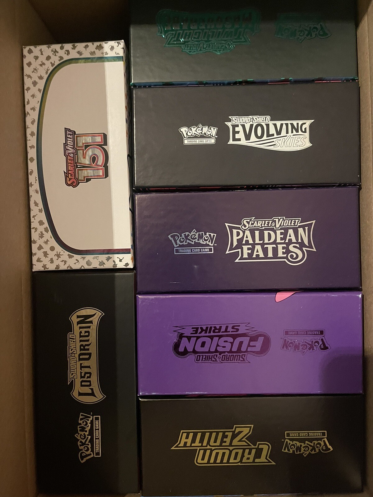 Lot Of 21 Empty ETB Elite Trainer Box Pokemon Card Storage Boxes! EMPTY ...