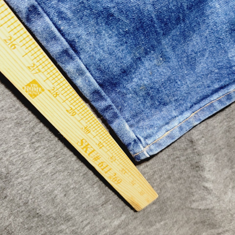 Wrangler Jeans Men 34x34 Blue Denim Relaxed Fit FR Flame Resistant HRC2 ...