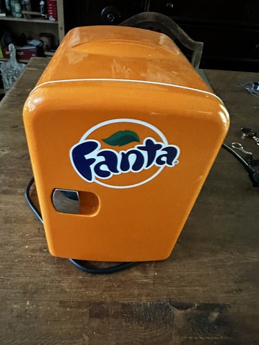 Orange Fanta Soda Coca Cola Mini Fridge Compact Refrigerator No Car ...