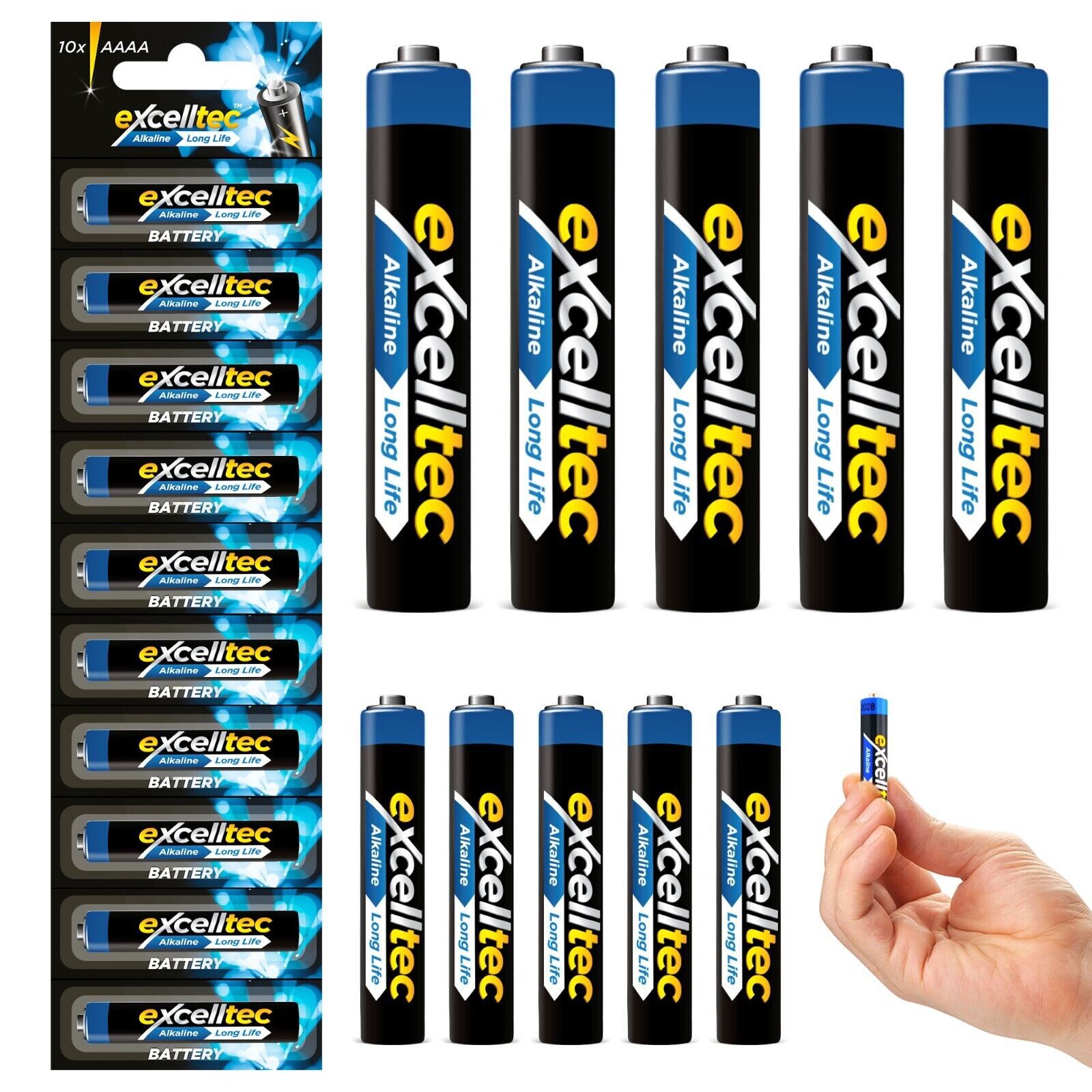 10-50 AAAA Batteries Super Alkaline 1.5V LR8D425 MN2500 E96 MX2500 LR61 ...