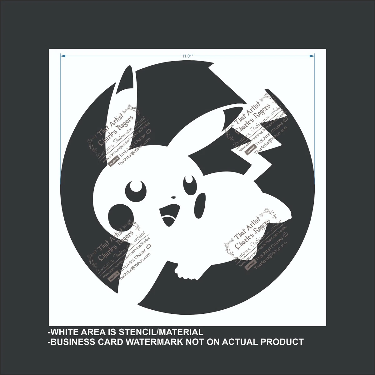 Pikachu Pumpkin Stencils