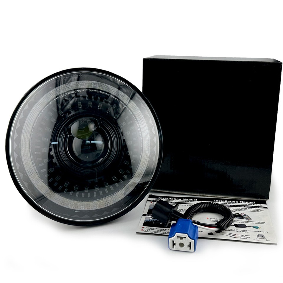 DOT Pair 7'' Inch LED Headlight For Datsun 240Z 260Z 280Z 280ZX 1970-78 ...