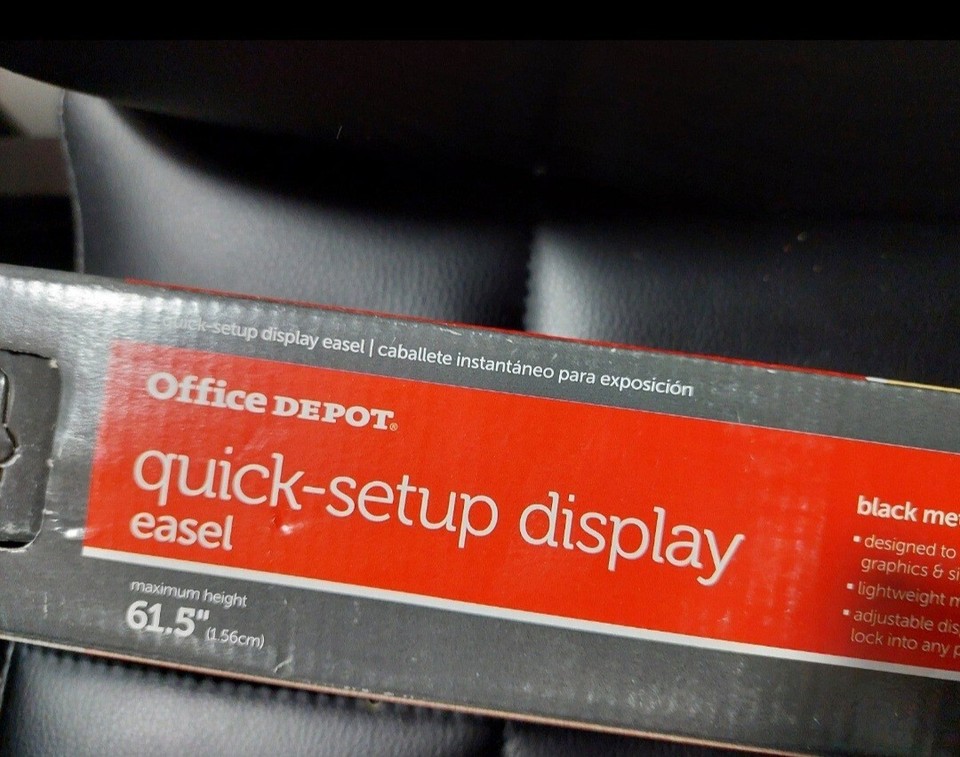 Office Deopt Easel Quick Set Up Stand Display Set 61.5 Inches Tall ...