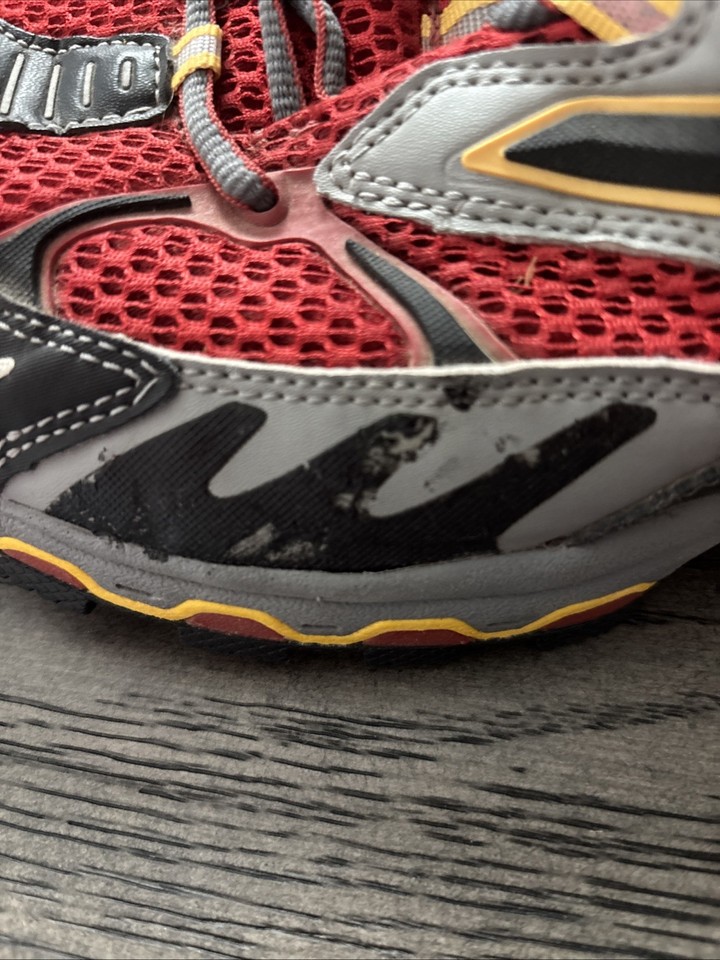 The North Face Men’s Rucky Chucky Trail Running Shoes Red Black Yellow ...