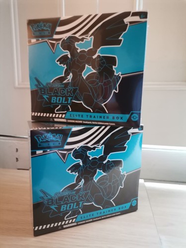 1x (one) Pokemon TCG Black Bolt ETB New Sealed Elite Trainer Box Sealed ...