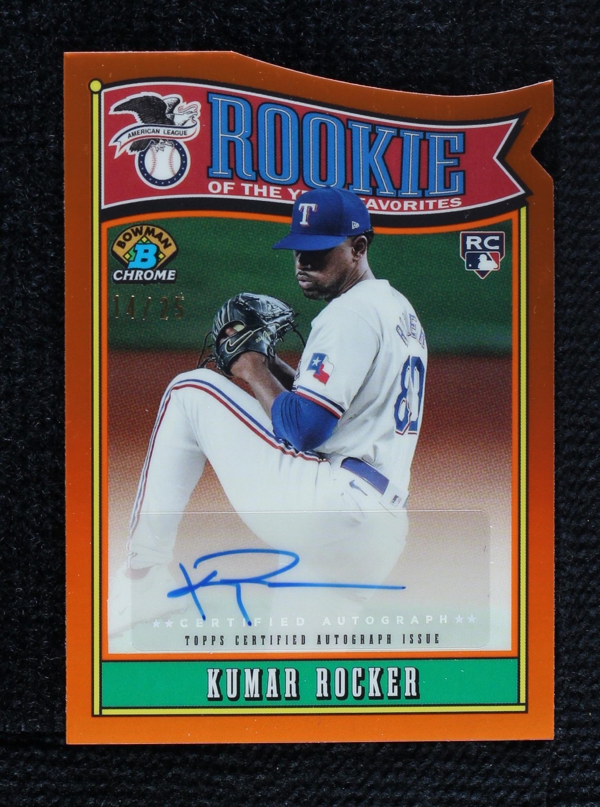 2025 Bowman - Rookie of the Year Favorites Autographs Kumar Rocker #ROY ...