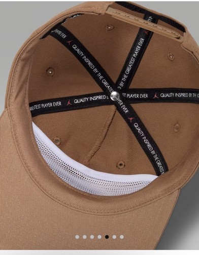 Sz L/XL Air Jordan Pro Unstructured Flat Bill Hat Cap Snapback Brown ...