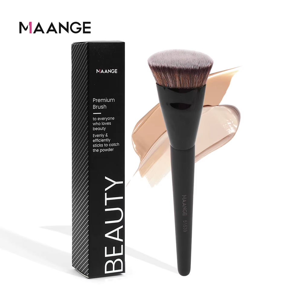 Flat Head Foundation Brush With Box, Simple Foundation Brush | eBay