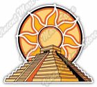 Chichen Itza Temple Maya Mayan Mexico Aztec Car Bumper Vinyl Sticker ...
