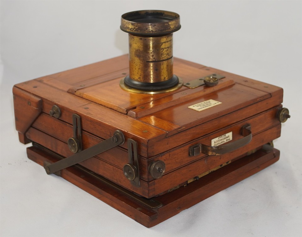 E. T. Underwood 5x7 The Instanto Tailboard Camera w/ Bohmke Brass Lens ...