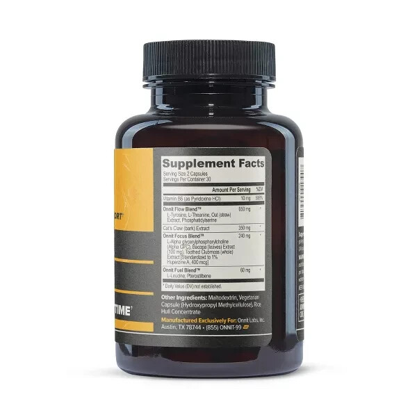 New Alpha Brain Memory & Focus Daily Cognitive Support 60 CAPSULES Exp ...