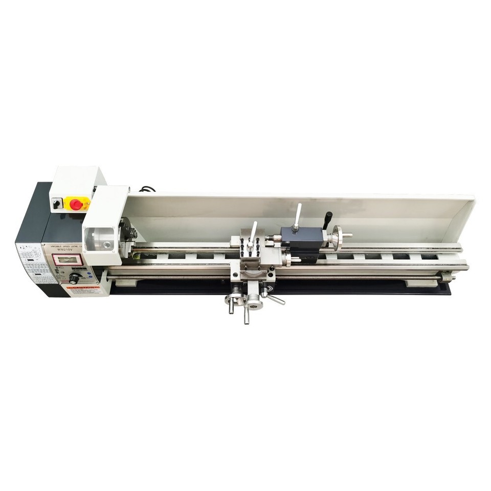 WM210V Metal Lathe 8''x39'' Benchtop Lathe Machine 1100W Inch Thread ...