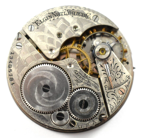 Vintage Elgin Grade 291 16s 7J OF Pocket Watch Movement lot.v4 | eBay