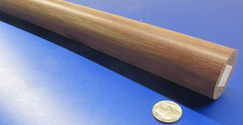 Phenolic Micarta CE Canvas Rods 1.50 (1 1/2") Diameter x 48" Long | eBay