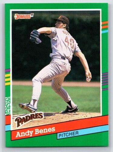 1991 Donruss #627 Andy Benes Pitcher San Diego Padres FREE shipping | eBay