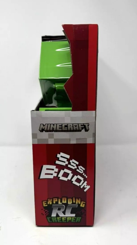 Minecraft Exploding RC Creeper Car Lights & Sounds with DLC Code Mattel ...