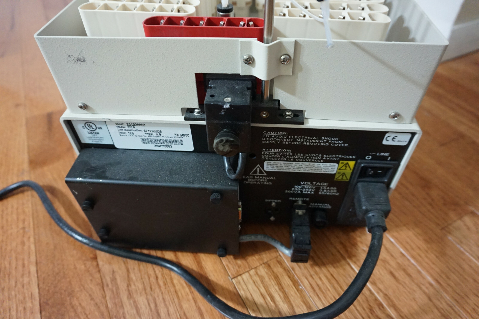 Beckman SHLR Batch Sampler with Test Tube Rack racks | eBay