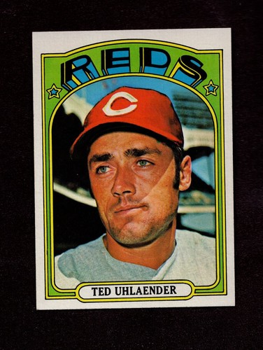 1972 Topps #614 Ted Uhlaender - Cincinnati Reds - Semi-High Number ...