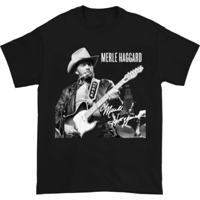 Merle Haggard On Stage Cotton T-Shirt Unisex All Size S to 2345XL | eBay