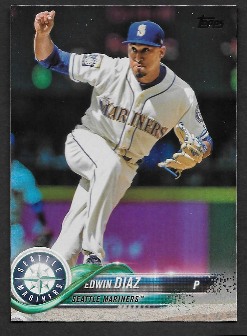 EDWIN DIAZ 2018 Topps Series 1 RAINBOW FOIL - SEATTLE MARINERS - #321 ...
