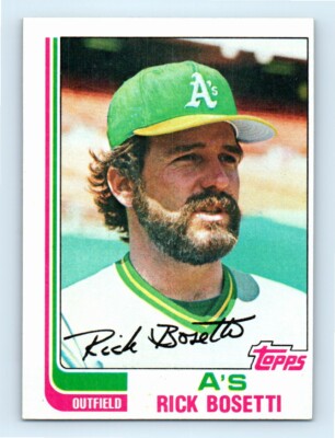 1982 Topps Rick Bosetti Oakland Athletics #392 | eBay