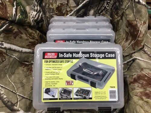 Set Of 2 MTM Plastic Storage Case 3 Pack Transparent 9" -Made in USA ...