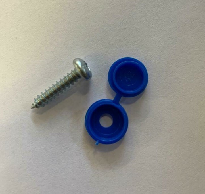 Vehicle Car Motor Licence Number Plate Cap and Screw Spare Replacement ...