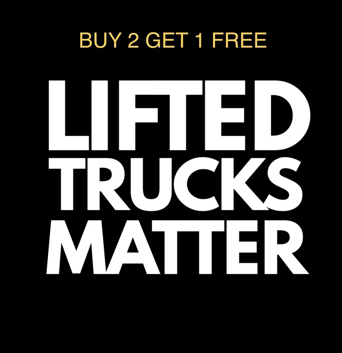 Lifted Truck Bumper Stickers