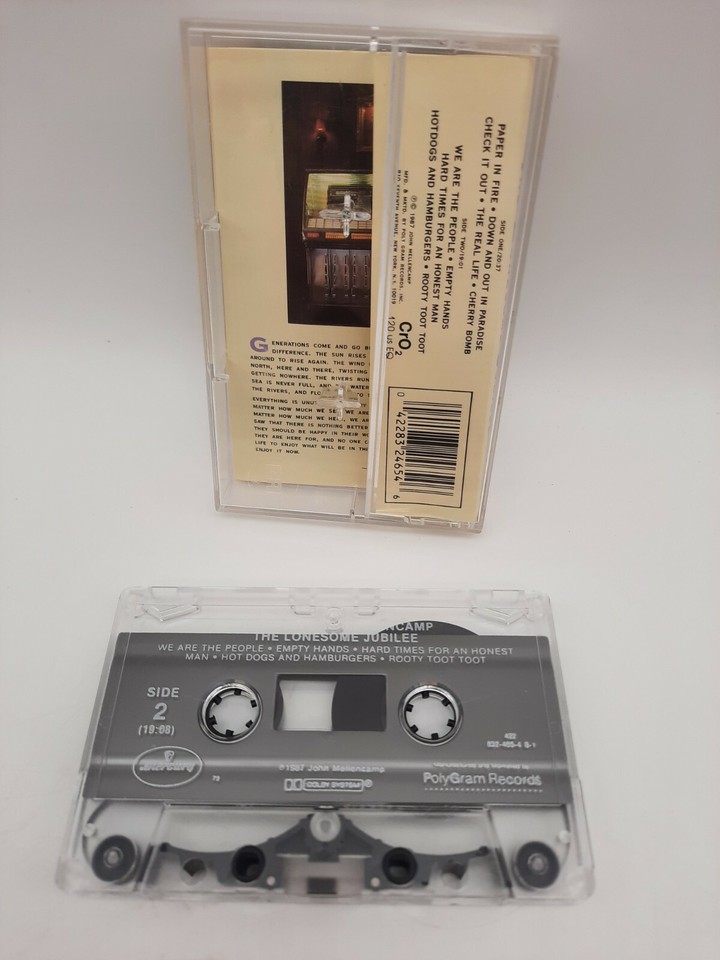 John Cougar Mellencamp Cassettes American Fool Uh-huh Lonesome Jubilee ...
