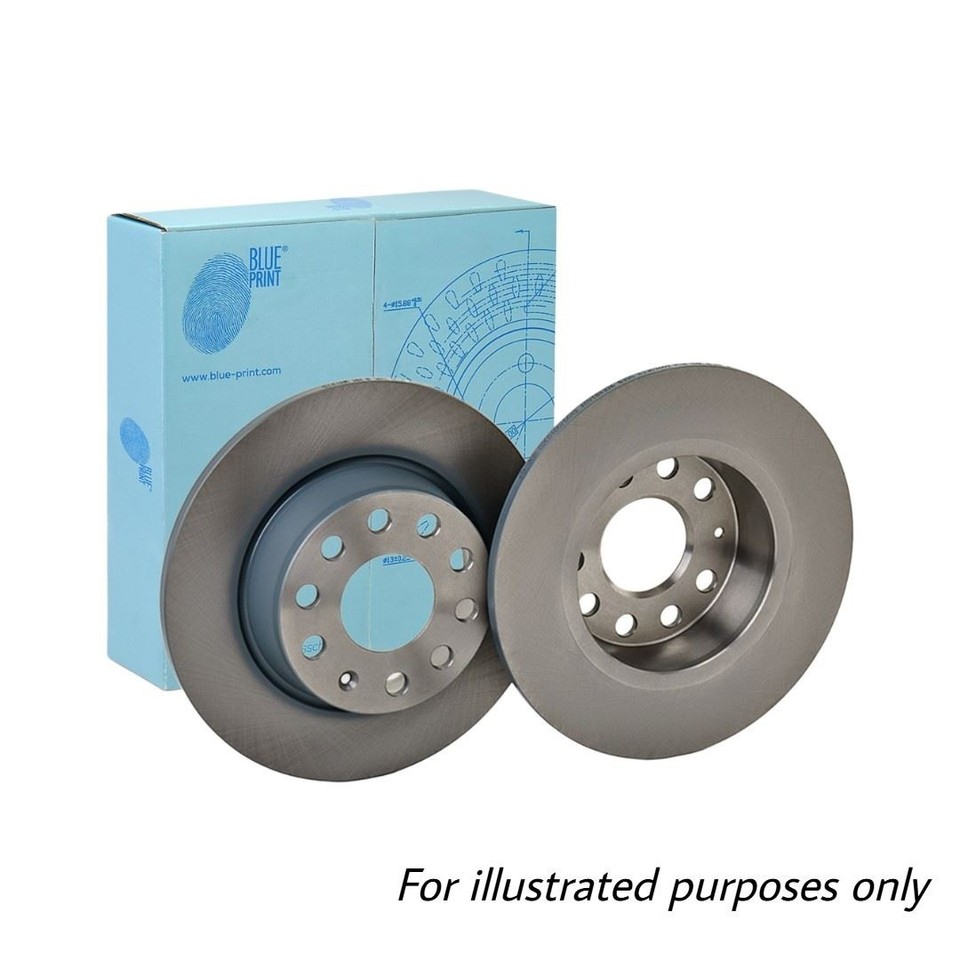 BLUEPRINT Front Brake Disc Pair Left + Right Braking Fits Porsche Macan ...