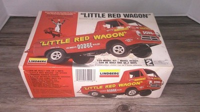 Lindberg Model car kit " Little Red Wagon" 1965 Dodge hot rod truck ...