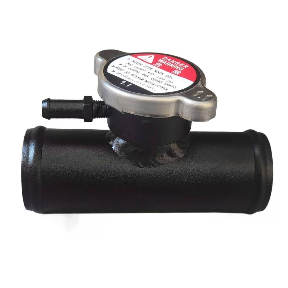 Hot 38mm 1-1/2" Aluminum In Line Hose Connector Filler Neck Coolant ...
