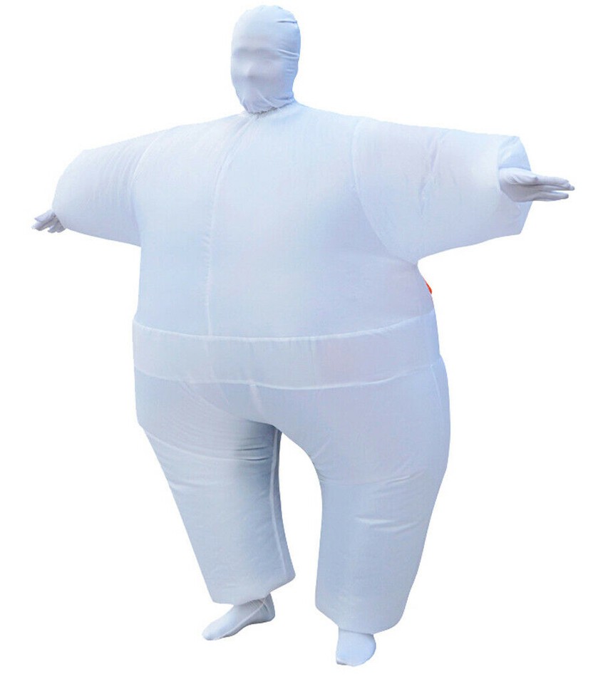 Adult Inflatable Suit Fat Suit Costume Fat Chub Sumo Blow Up Fancy ...