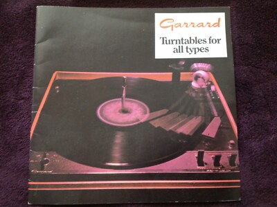 Garrard Turntable Catalogue | eBay UK