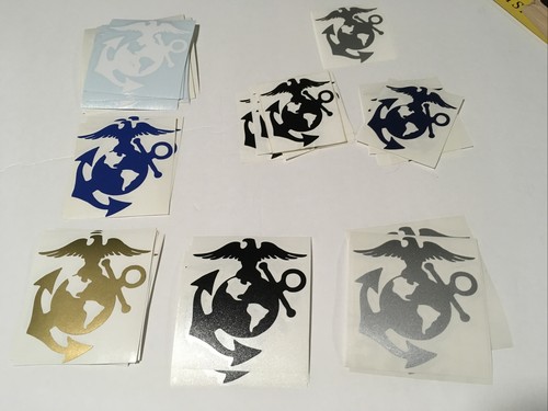 Blue Marine Corps USMC EGA Vinyl Sticker Car Truck Window Decal Bumper ...