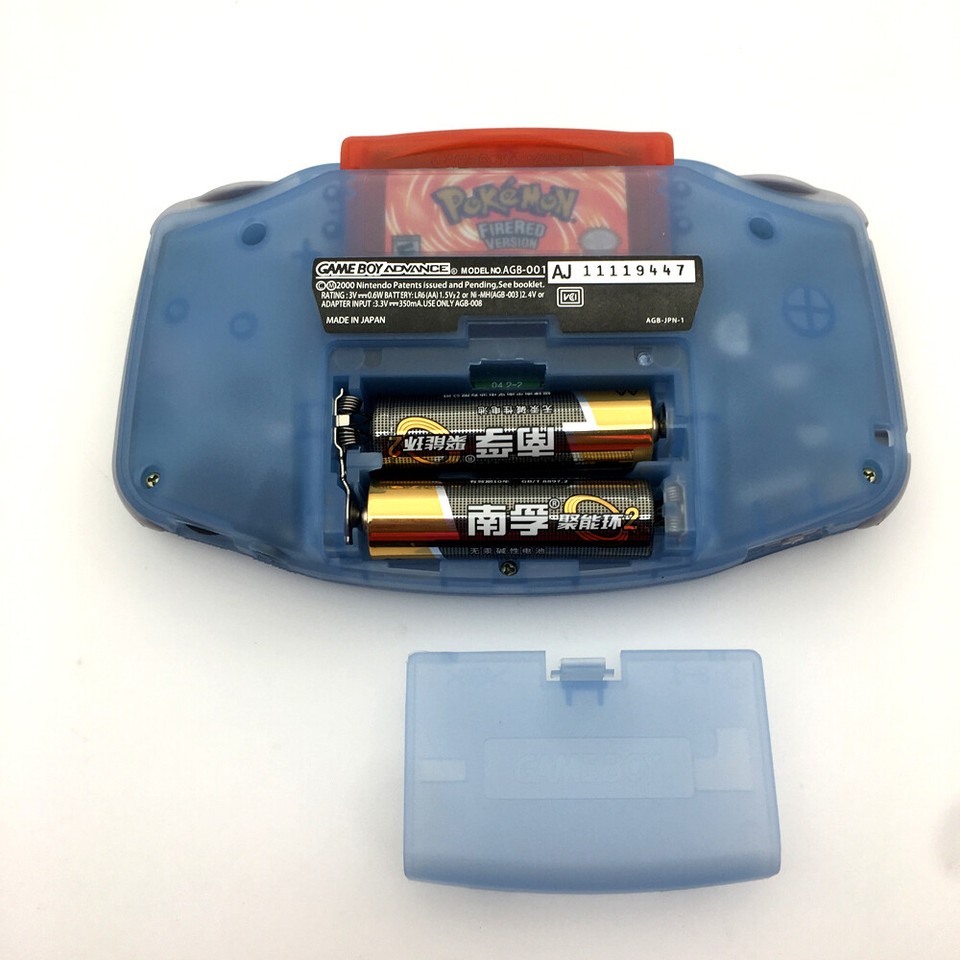 Luminous Clear Blue 10 Levels Backlight V2 IPS LCD Game Boy Advance GBA ...