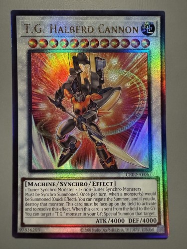 YUGIOH T.G. HALBERD CANNON ASIA ENGLISH EDITION CR02-AE067 ULTIMATE ...