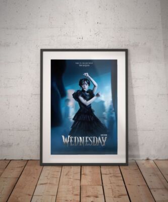 Wednesday Addams Poster Art Print 1 ( Jenna Ortega / Wednesday dance ...