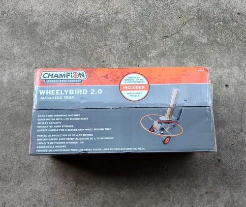 Brand new Champion 40925 WheelyBird 2.0 Auto Feed Trap Thrower ...