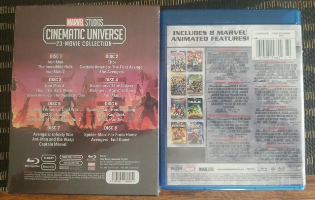 Marvel Animated Features 8-film Complete Collection (Blu-ray) for sale ...