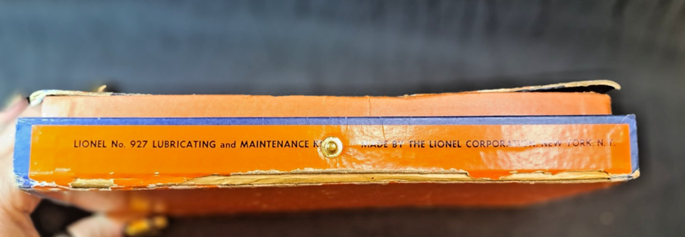 1950s Lionel No. 927 Lubricating & Maintenance Kit Model Trains Boxed ...