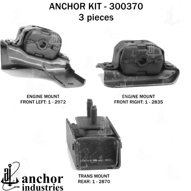 Genuine Anchor Anchor Engine Mount Kit 300370 | eBay