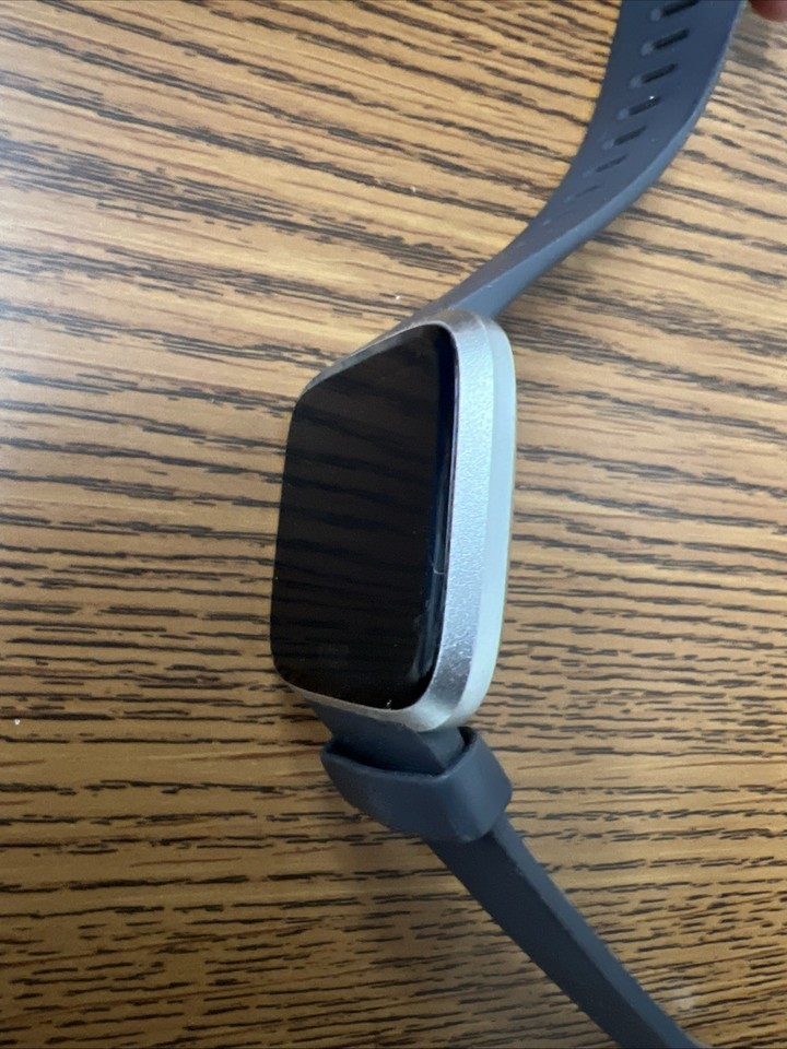 Fitbit Versa 2 Smartwatch FB507 Black Health Tracker For Parts or ...