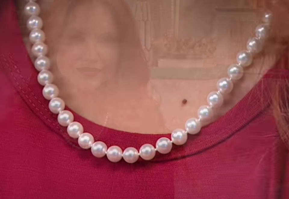 Imperial Pearls 6.57mm White Cultured Saltwater Akoya Pearl 18 ...