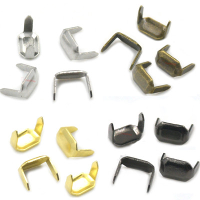 8mm Brass Staple Leather Belt Loop Fastener Holder Leather craft DIY ...