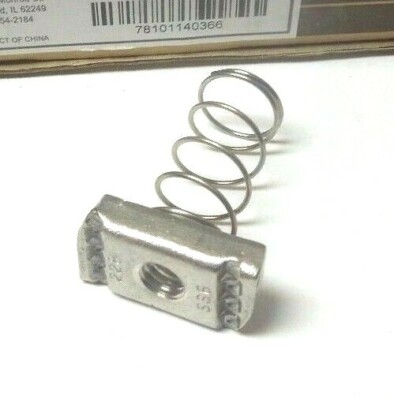 Cooper B-Line N228 3/8" SS6 Channel Spring Nut Stainless Steel