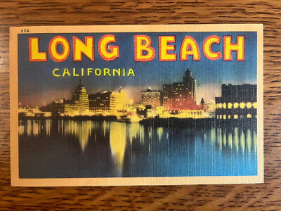 Vintage LONG BEACH California Postcard | eBay